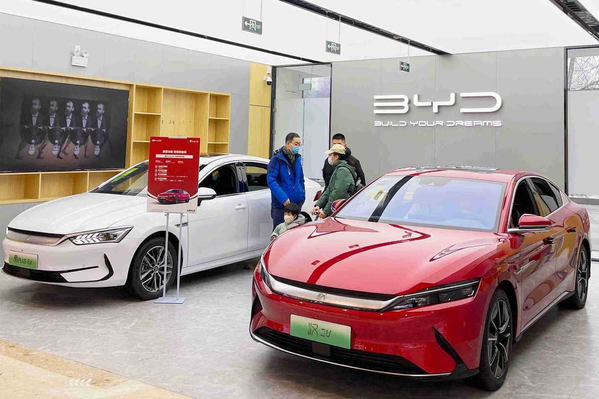 China's BYD Posts 61% Jump In Car Sales For 2023